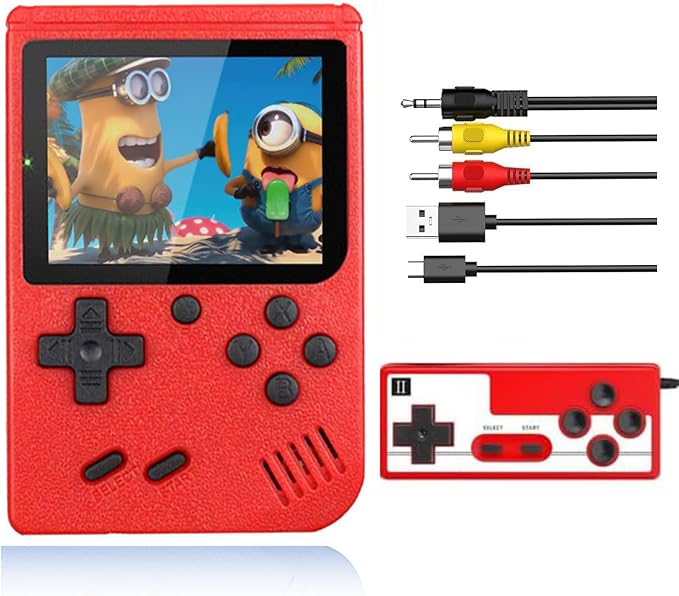 Handheld Game Console for Kids, Portable Retro Game Console with 400 ...