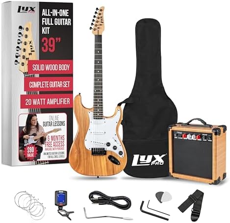 Amazon.com: GLARRY Full Size Electric Guitar for Music Lover Beginner ...