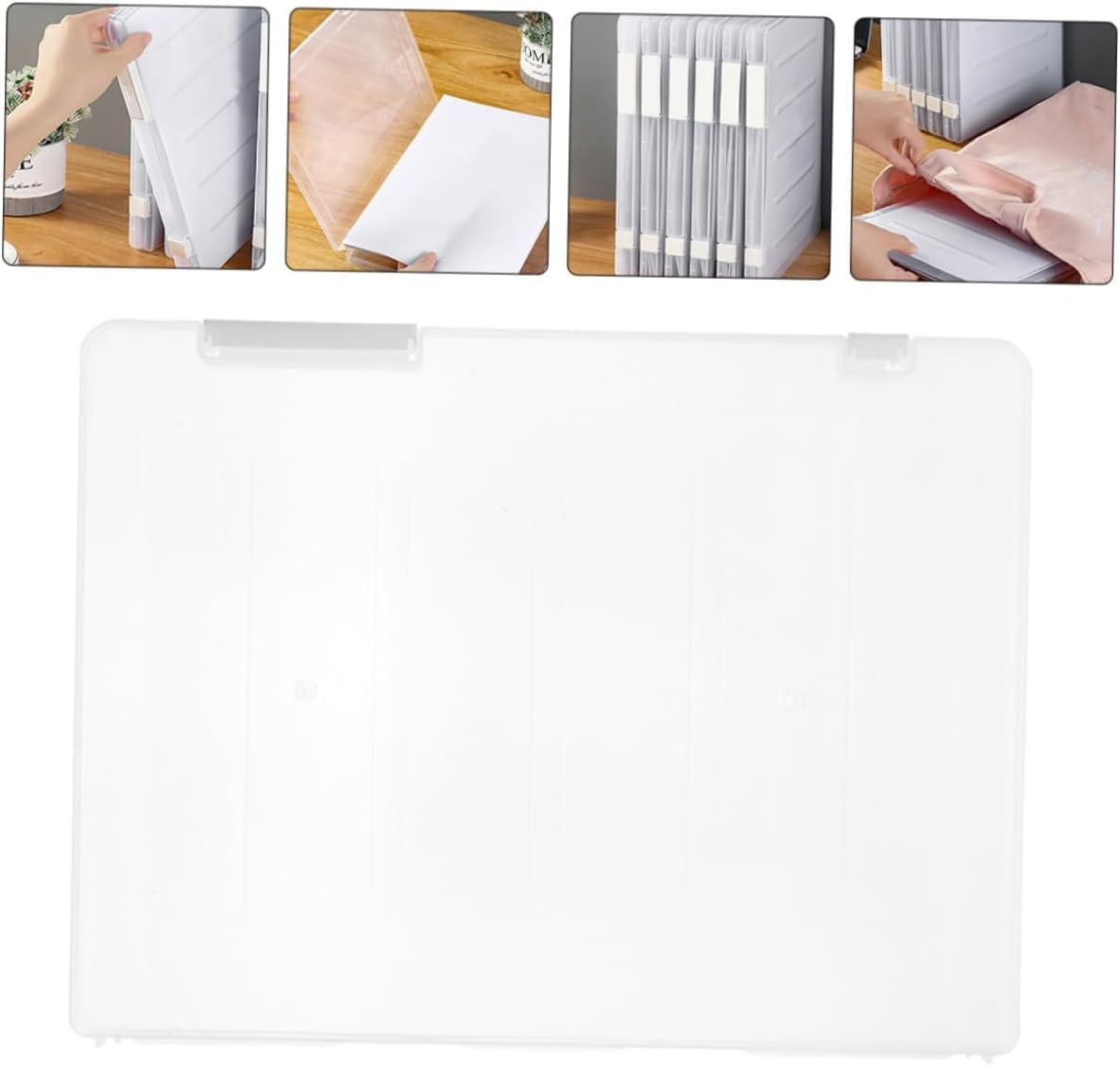 Amazon.com: A4 File Portable Project Case, Plastic Storage Box for 8.5 ...