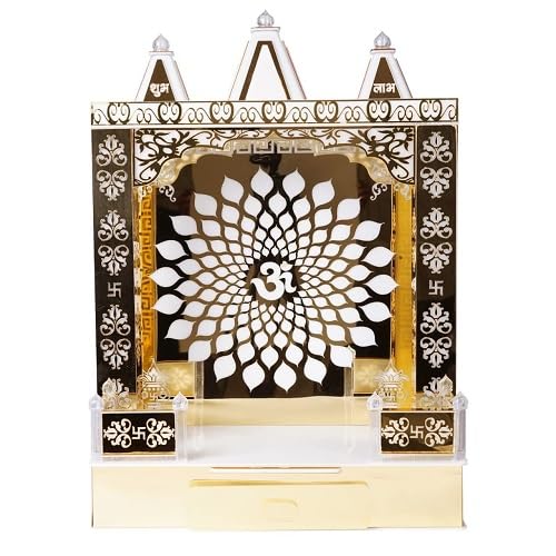 Prasang Designer Temple/Pooja ghar/Puja mandir Acrylic/Big Temple of ...