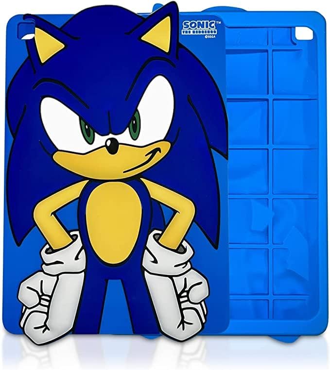 Amazon.com: Sonic The Hedgehog iPad Silicone Back Case Cover, Anti Slip ...