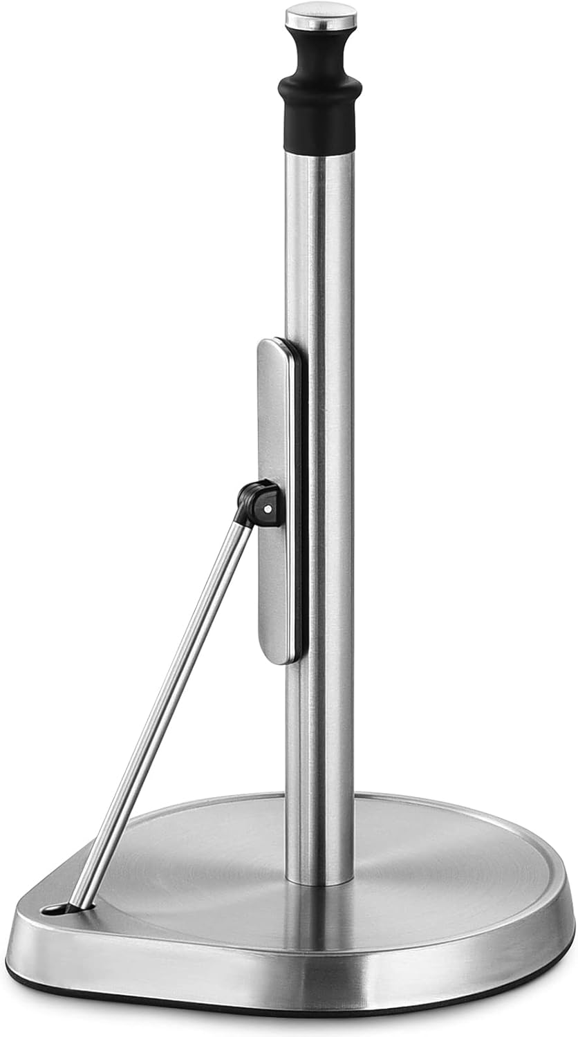 Amazon.com - Doxbom Paper Towel Holder Stand with Tension Arm for One ...