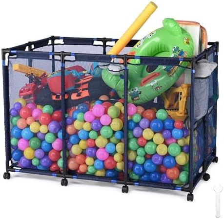 Amazon.com : Yescom 48"x30"x34" Mesh Pool Storage Bin XX-Large Pool ...
