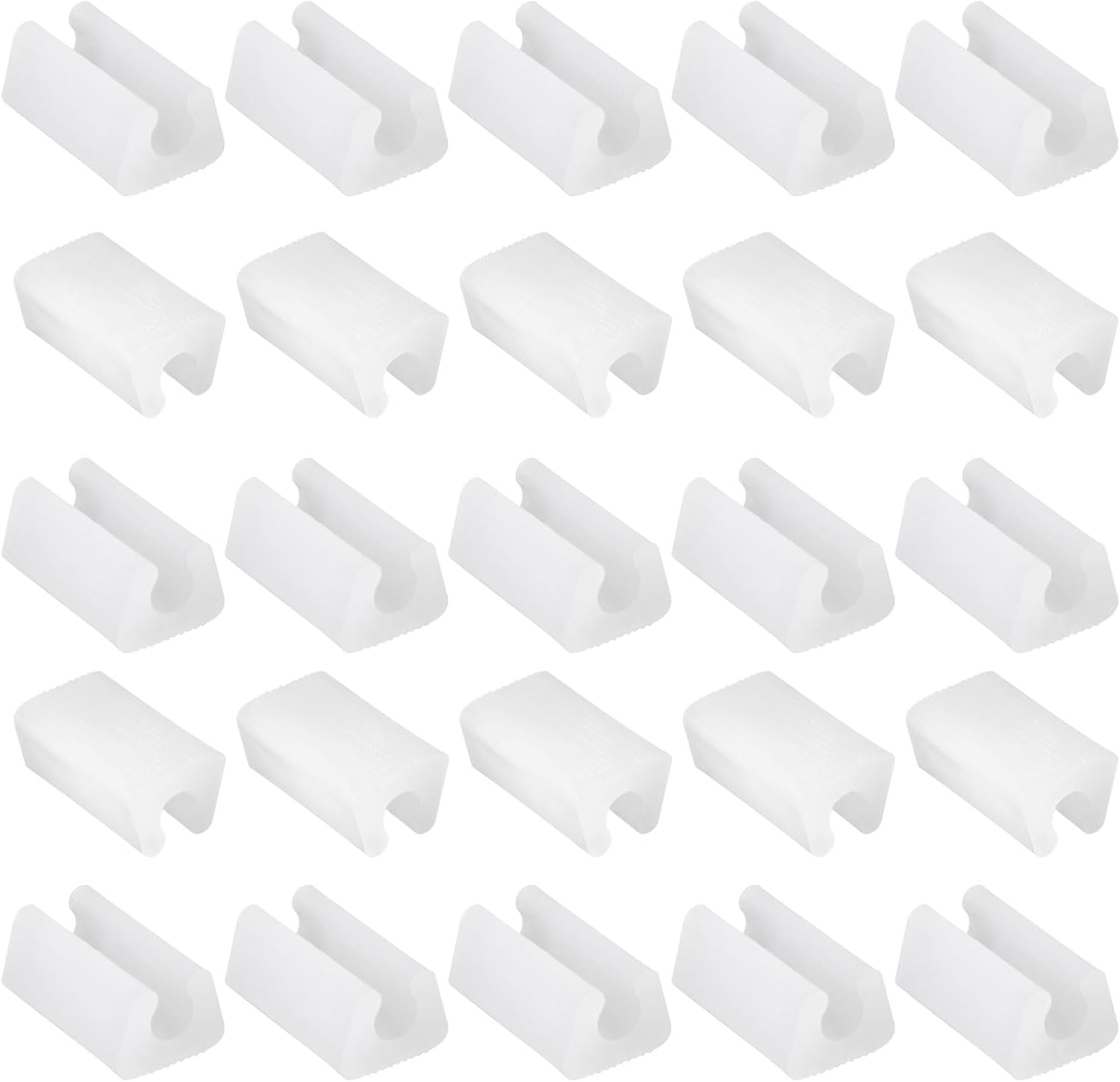 uxcell 40Pack Rectangle Shaped Chair Legs Tips, Fitting 8mm Metal Tube ...
