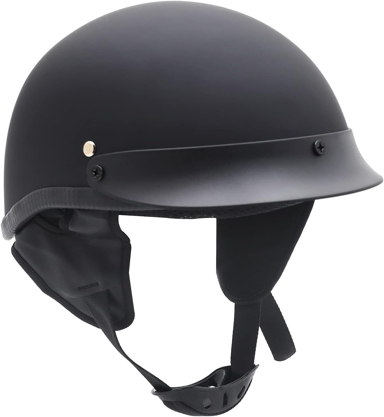 Amazon.com: HTTMT MT506-001-L DOT Certified Matte Black Flat Black ...