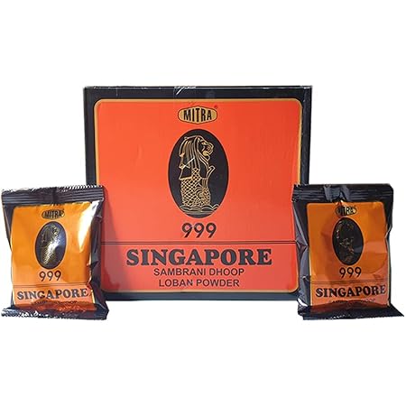 Mitra 999 Singapore Sambrani Dhoop Loban Powder 50g Pack of 20 Packets ...