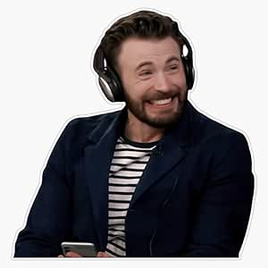 Amazon.com: Chris Evans Smile Sticker Bumper Sticker Vinyl Decal 5 ...