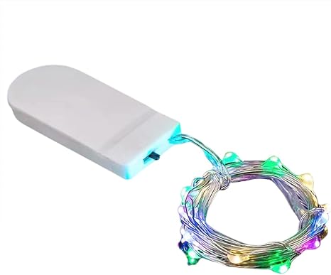 Amazon.co.jp: LEDストリングライト 電池式 フェアリーライト 8個セット LEDイルミネーション 1m 10LED 電球色 防水 銅線ワイヤー おしゃれ 屋外 室内 ガーデン ...
