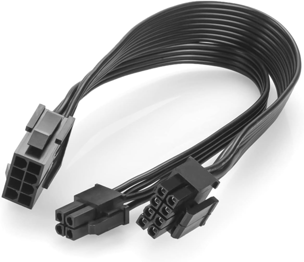 Amazon.com: Fpz-bd 2 Pack 8inch Power Adapter 4-Pin Female to 8-Pin ...