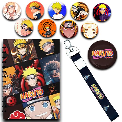 Anime Naruto Notebook Cloak Set Dragonball Dbz Comics Ki Dukan Diary ...
