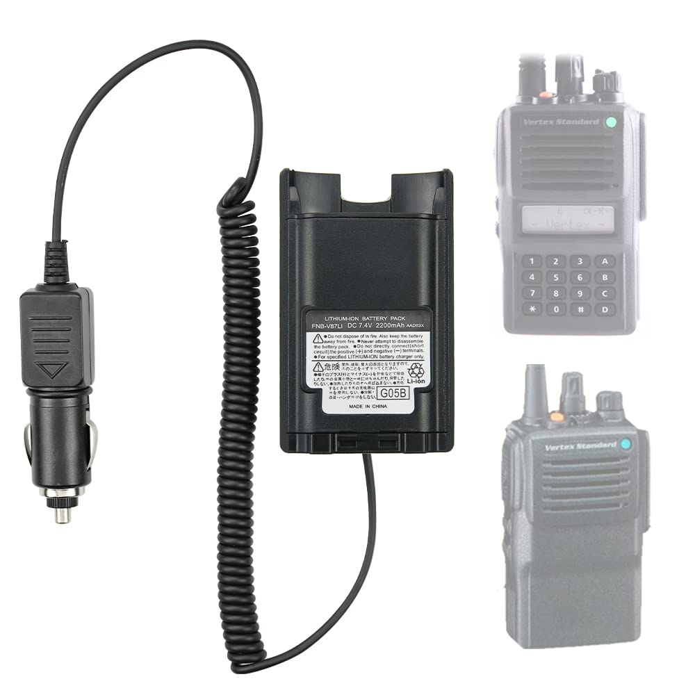 Amazon | FNB-V87LI バッテリーエリミネーター充電器 Vertex VX-600 VX-820 VX-821 VX-824 VX-829 VX-900 VX-920 VX ...
