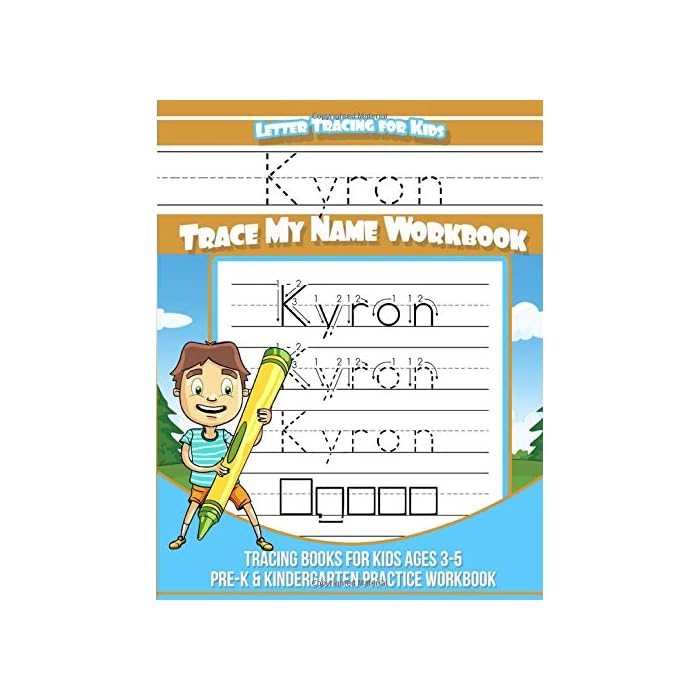 Buy Kyron Letter Tracing for Kids Trace my Name Workbook: Tracing Books ...