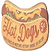 Amazon.com: Hot Dogs Embossed Metal Sign - Vintage Diner Hot Dog Sign ...