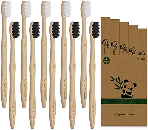 Amazon.com : Virgin Forest Bamboo Toothbrushes, Eco Friendly BPA Free ...