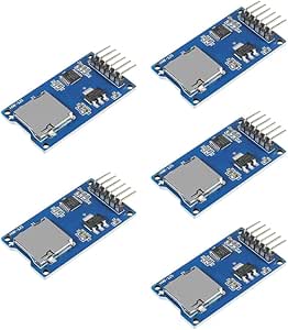 GERUI Pack of 5 SPI Reader Micro Memory SD TF Card Memory Card Shield ...