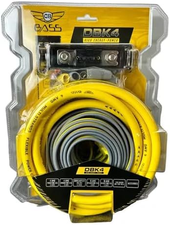 Kit De Instalacion Ampli Calibre 4 Db Bass Ultraflexible DBK4 : Amazon ...