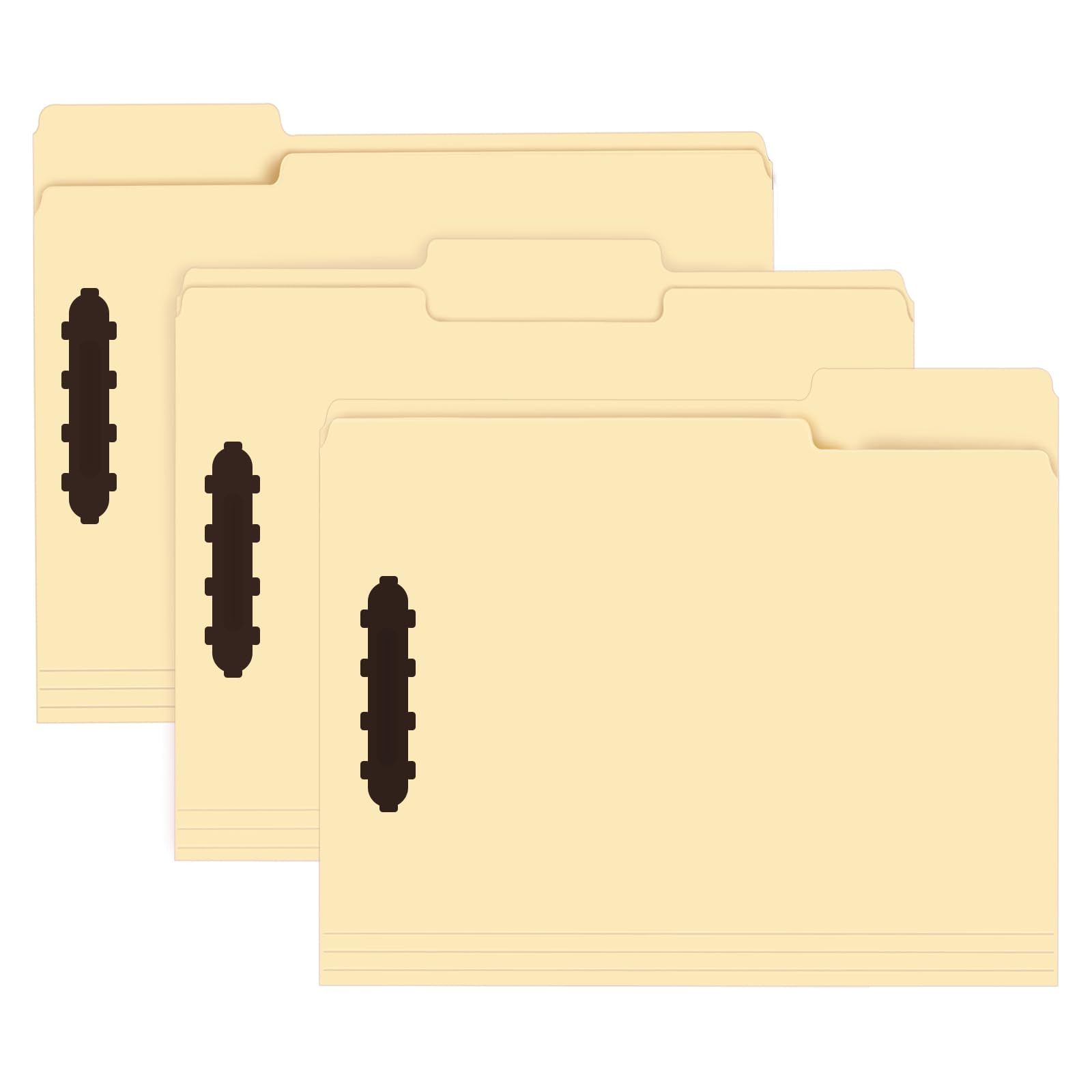 Amazon.com : Fastener Folders, RAZCC 60 Pack Manila File Folders with ...