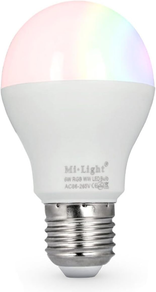 lighteu®, 6W E27 Milight Miboxerwireless E27 6W 2.4G RF Remote Control ...