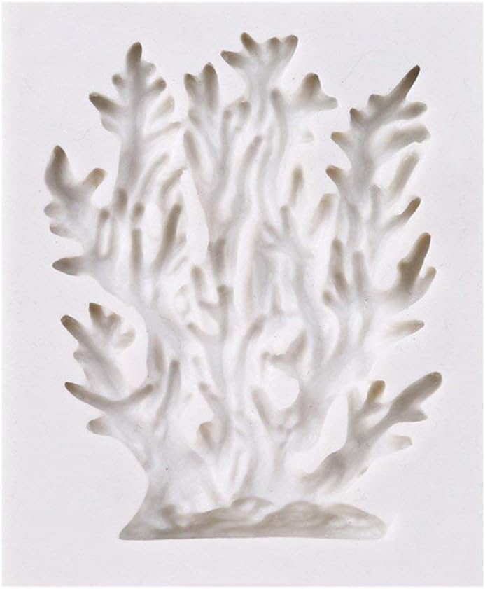 Gluckliy Sea Coral Silicone Mould Cake Decorating Chocolate Mold Candy ...