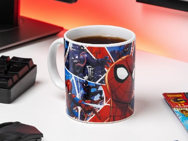 Amazon.com: Spiderman Comic Book XL Mug - Officially Licensed Marvel ...