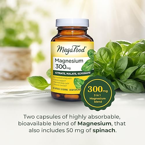 Snapklik.com : MegaFood Magnesium 300 Mg - Highly Absorbable Blend Of ...
