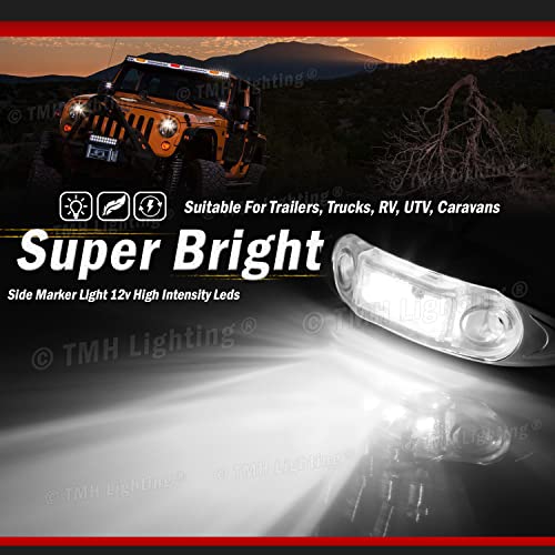 Snapklik.com : TMH 10 Pcs Mini Side Led Marker (QR Model) White Light