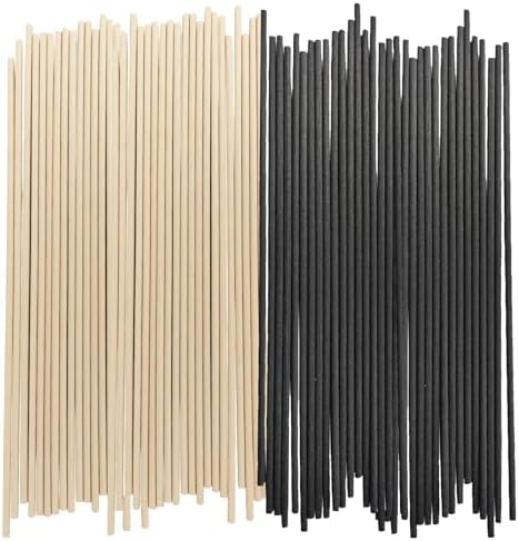 100 Pieces Rattan Reed Diffuser Replacement Refill Sticks (30cm x 3mm ...