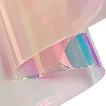 Amazon.com: ONEART | 30 Gauge Holographic Clear Vinyl Roll, 12" x 54 ...