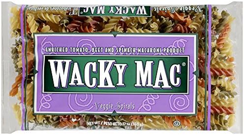 Amazon.com : Wacky Mac Enriched Veggie Spirals Pasta, 12 Oz : Rodent ...