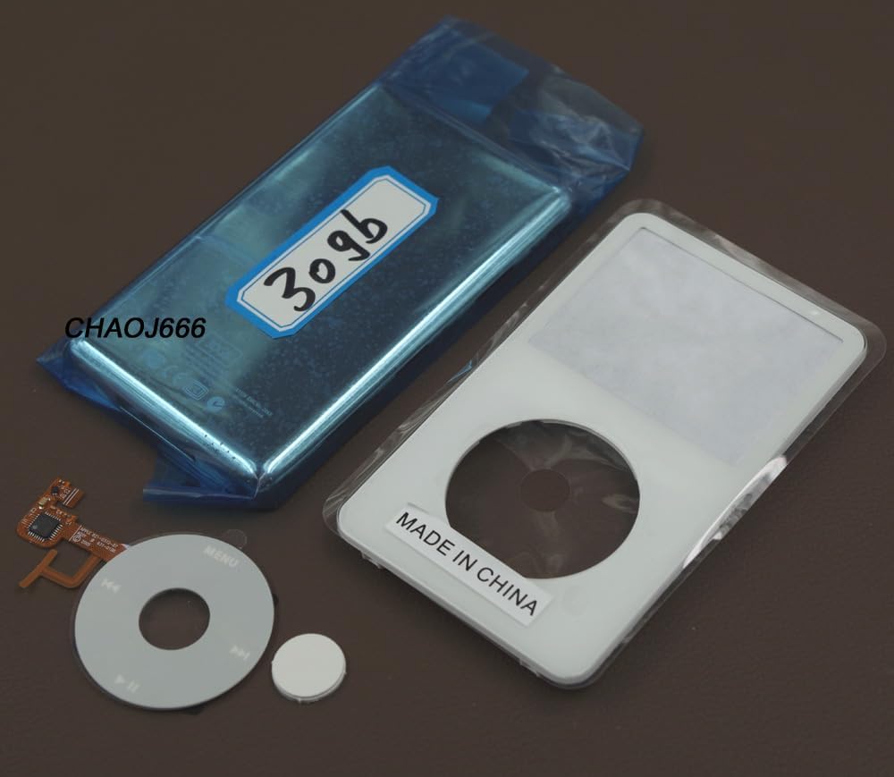 Amazon.com : Full Kit Housing White Front Faceplate Metal Back Case ...