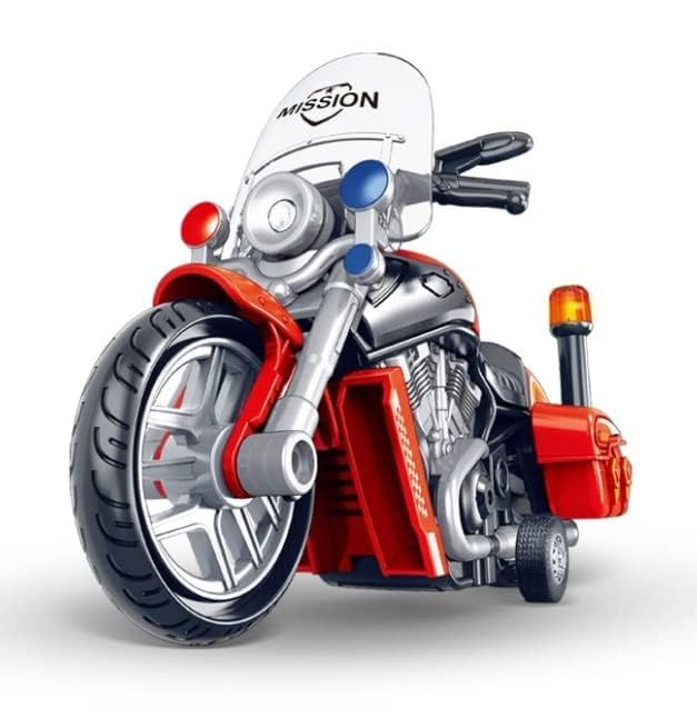 KENIRY Police Motorcycle Toy - Pull Back Motorcycle Toys, Tiny Gift ...
