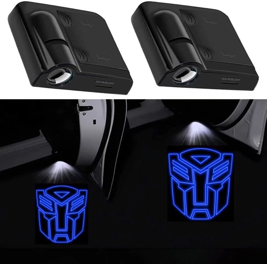 Amazon.com: 2Pcs fit for Transformer Car Door Lights Logo Projector ...