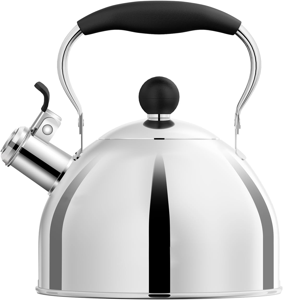 Amazon.com: 2 Liter Stainless Steel Whistling Tea Kettle - Modern ...