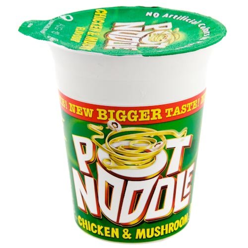 Amazon.com: Pot Noodle Chicken and Mushroom (94g/3.3oz) : Grocery ...