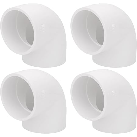 Amazon.com: 4Pack 2" 90 Degree Elbow PVC Pipe Fittings 2 Way Right ...
