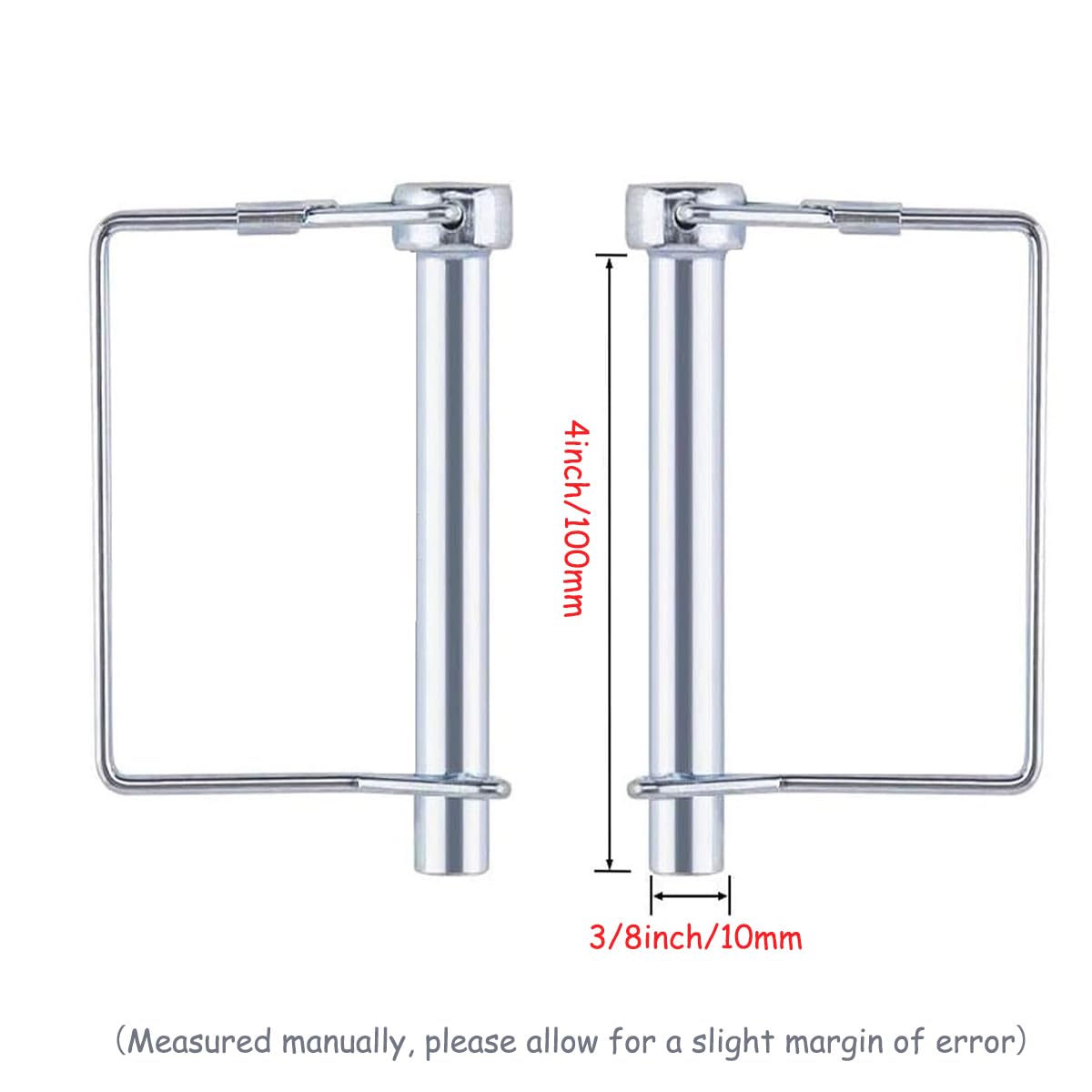 Snapklik.com : Sunnyway 6 Pack 3/8 Inch Trailer Coupler Pins Heavy Duty ...