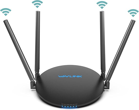 Amazon.com: WAVLINK AC1200 WiFi Router, Dual Band 5GHz+2.4GHz Wireless ...