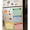 Diet Cheat Sheet Quick Guide Fridge Magnet Reference Charts for Kitchen ...
