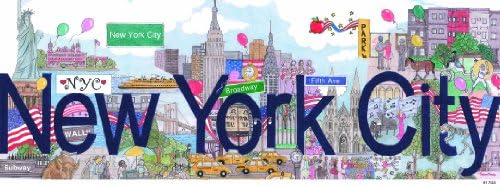 Amazon.com: Andrews + Blaine New York City Panoramic Puzzle (1000-Piece ...