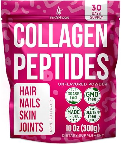 Amazon.com: AMANDEAN Collagen Peptides Powder Packets | 30 Individual ...
