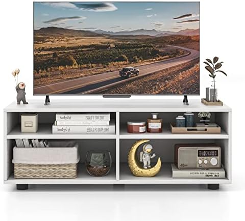 Amazon.com: Giantex TV Stand with Cube Storage - Small 4 Cubby ...