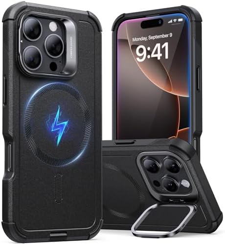 Amazon.com: TORRAS Strong Magnetic & Seamless Stand for iPhone 16 Pro ...