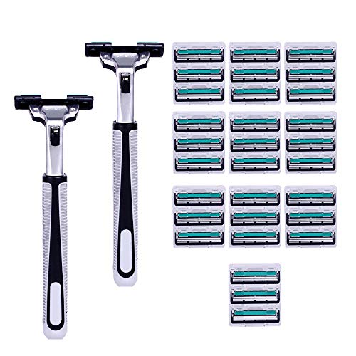Razors Suit- Replaceable Razor Stand + 30 Razor Blades (1 Pc) | Amazon ...