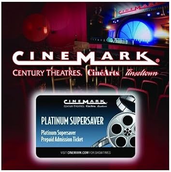 Amazon.com : 10 Cinemark Theatres Platinum Supersaver Movie Tickets ...
