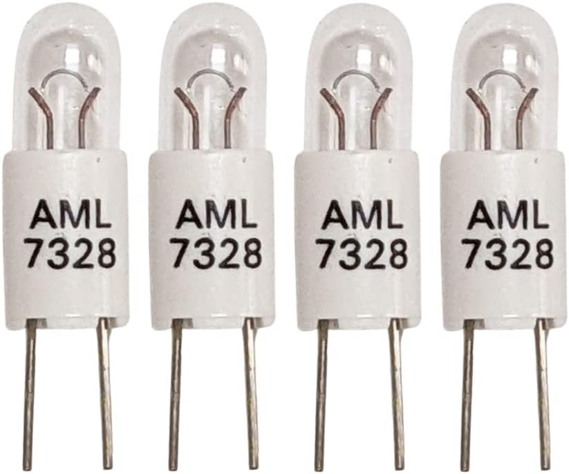 EX ELECTRONIX EXPRESS 4 Pack Mini 5mm Incandescent Lamp Bi-Pin (2 Pin ...