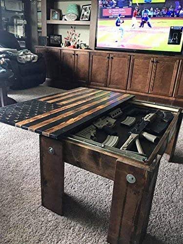 Amazon.com: Concealment Table (Black Burnt) : Home & Kitchen
