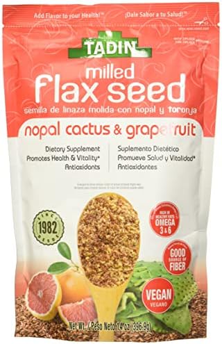 Amazon.com : Tadin Nopal Cactus & Grapefruit Milled Flax Seed, Rich in ...