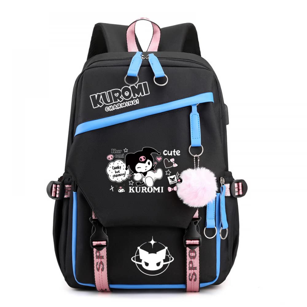 Buy Goodern Kuromi Backpack with USB Charging & Headphone Port My ...