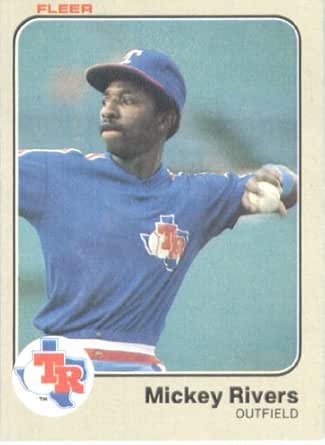 Amazon.com: 1983 Fleer Baseball Card #576 Mickey Rivers : Collectibles ...
