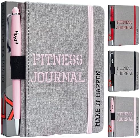 MaLetics – A6 Pocket Fitness Journal – Set 15 Goals, Track 93 Workouts ...